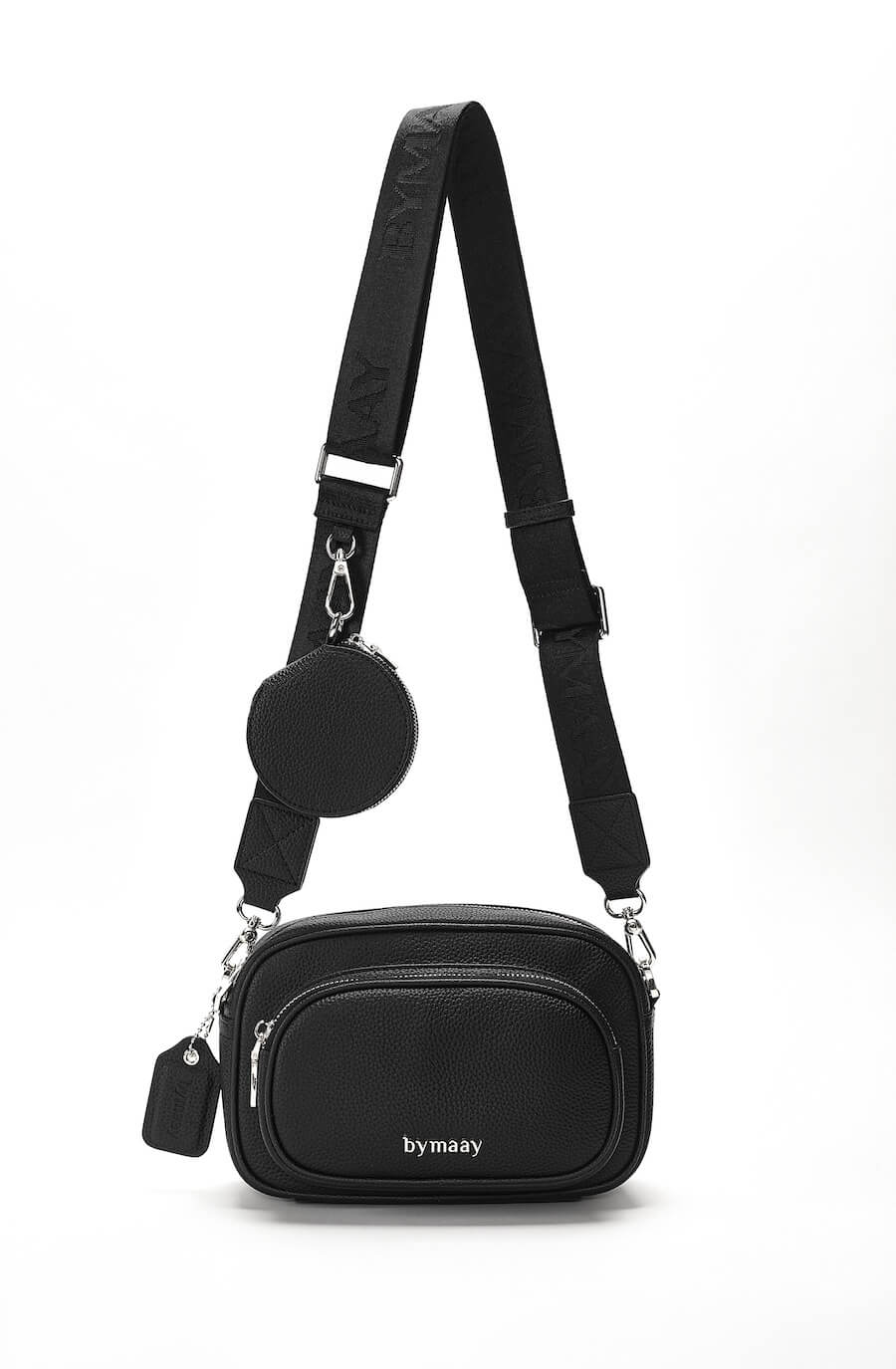 Aly Mono Black Crossbody Bag | Eco-Friendly & Minimalistic Design ...