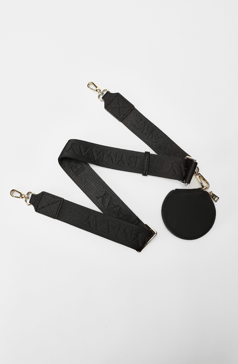 Black Webbing Strap (Gold) – bymaay