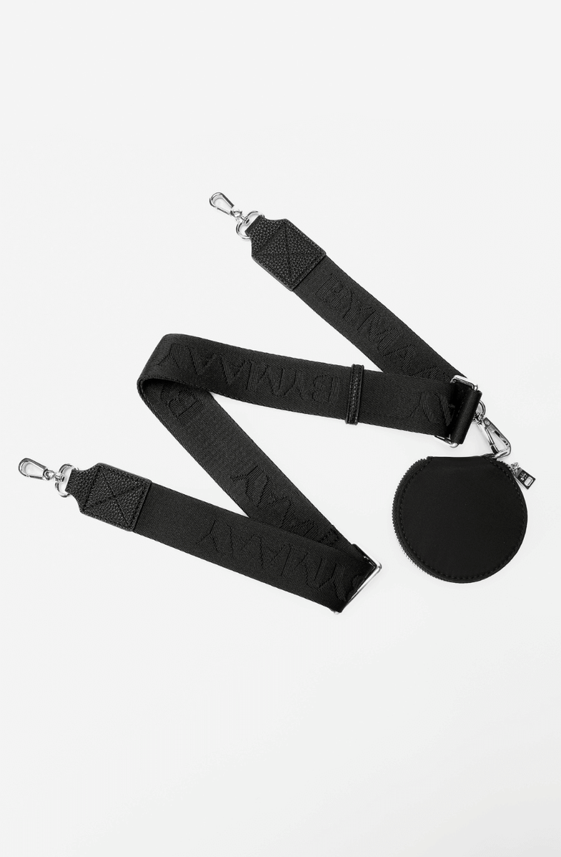 Black Webbing Strap (Silver) – bymaay