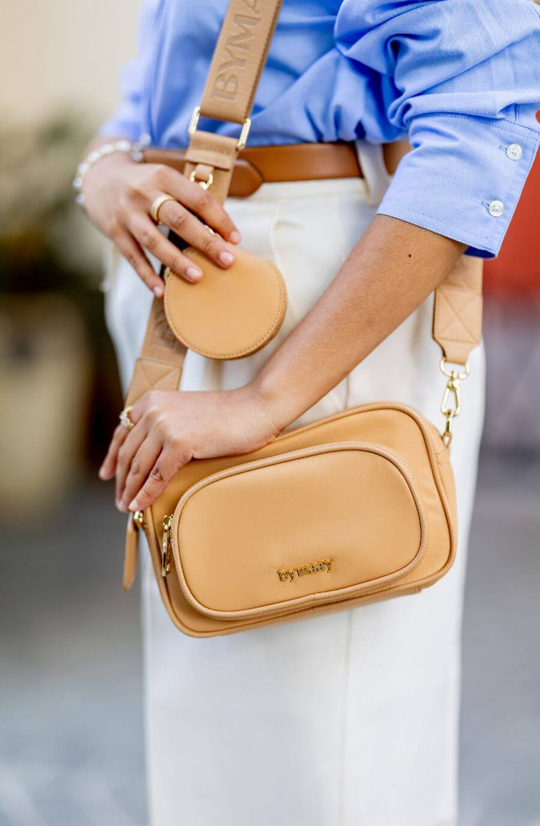 Tan Eco-Friendly Crossbody Bag | Versatile & Stylish | Bymaay – bymaay