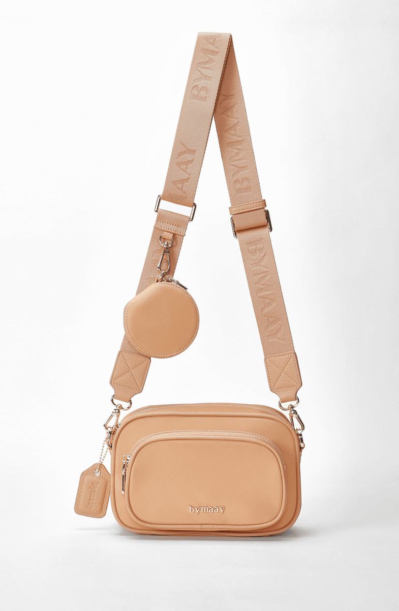 Tan Eco-Friendly Crossbody Bag | Versatile & Stylish | Bymaay – bymaay