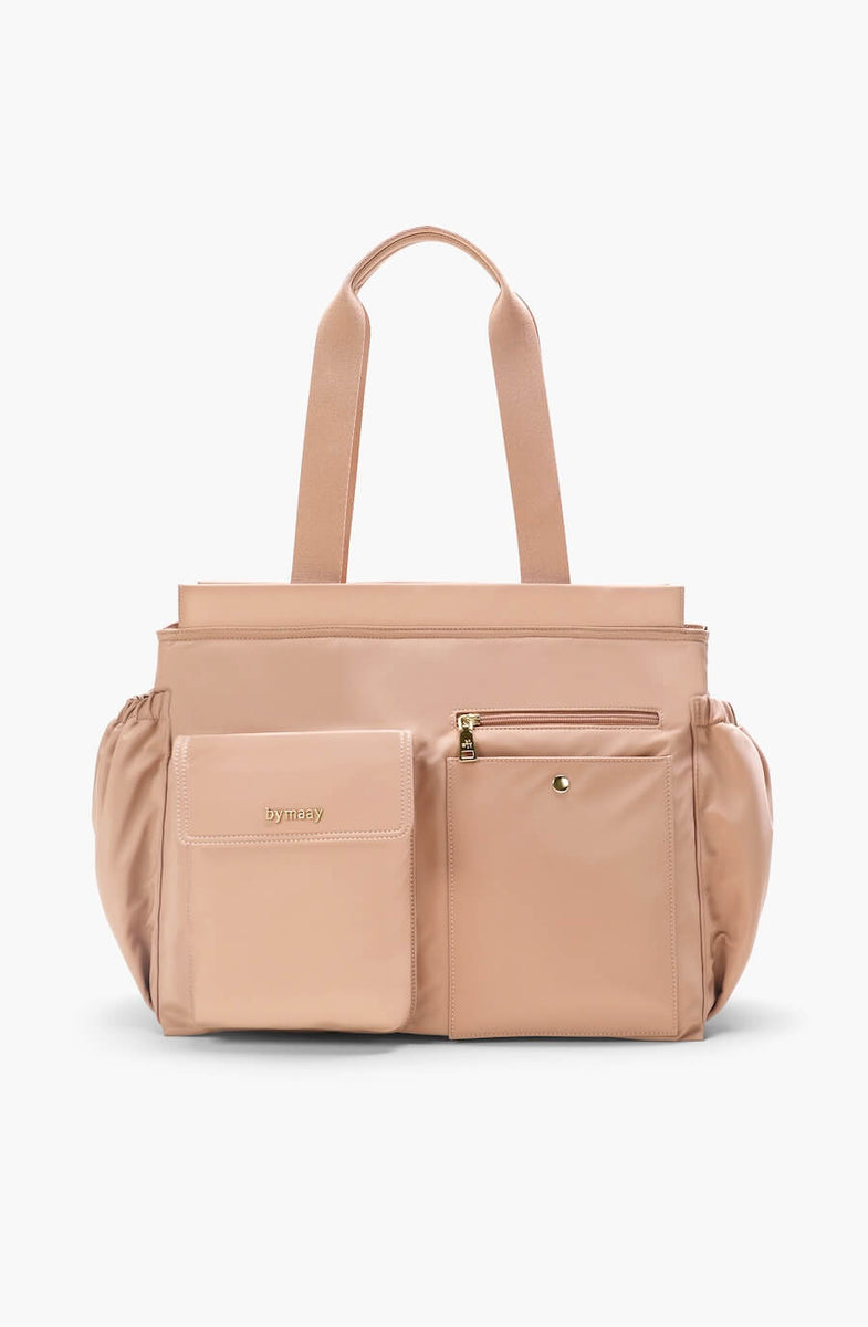 Everywhere Tote Tan (Gold) – bymaay