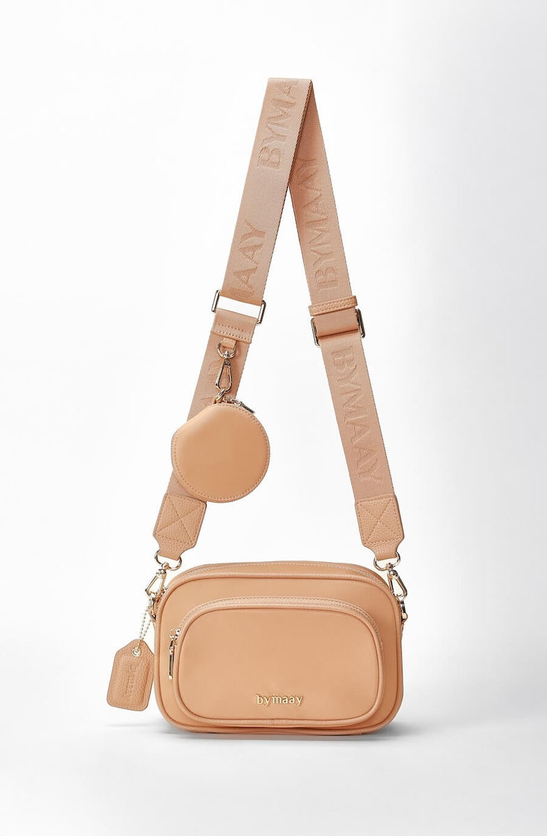 Tan Eco-Friendly Crossbody Bag | Versatile & Stylish | Bymaay – bymaay